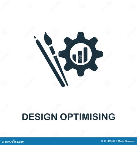Design Optimising Icon Monochrome Simple Neuromarketing Icon For