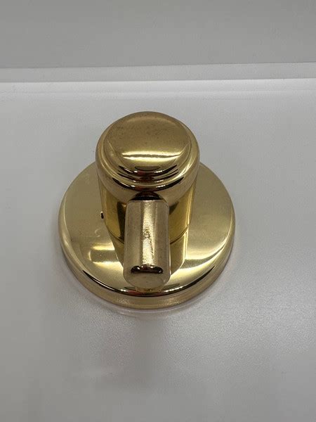 Single Robe Hook Tempra Polished Brass