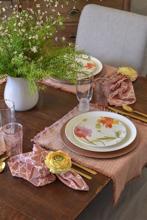 Spring Tablescape For Mothers Day Home With Holliday