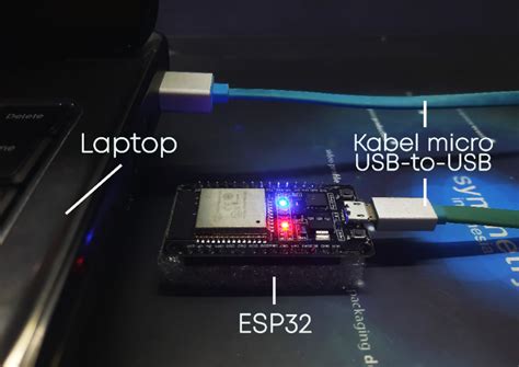 first esp32 experiment led blink by leony angela medium