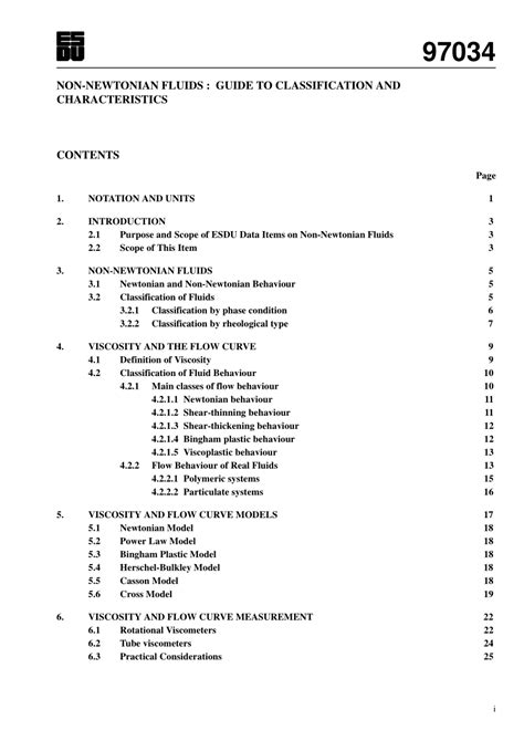 pdf non newtonian fluids guide to classification and characteristics