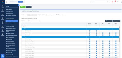 Behaviour Overview Bromcom Documentation Centre