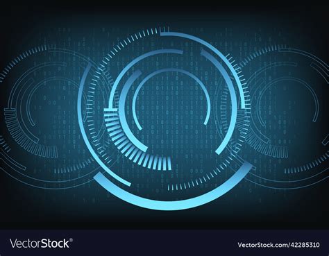 Abstract Hud Design Element Technology Royalty Free Vector