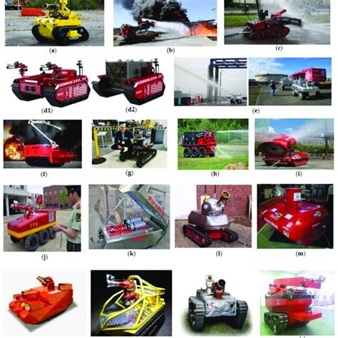 Summarized Important Features Of Firefighting Robots Download Scientific Diagram