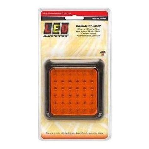 Led Autolamp 12v24v Indicator Lamp 100x100x28 Blister Caravan And
