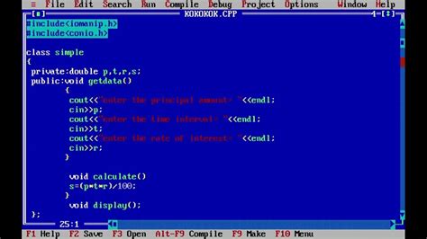 C Program To Find Simple Interest Using Classes And Objects Ii Puc