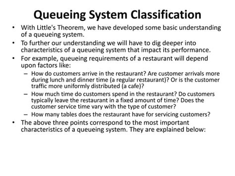 Queueing Theory Basics Ppt Computer Networking Computing