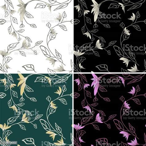 색상 전체에 아름다운 스타일의 꽃 추상 벡터 디자인 요소입니다 재료 디자인 여름 밝은 배경입니다 원활한 벡터 벽지 패턴입니다 매끄러운 질감 0명에 대한 스톡 벡터 아트 및