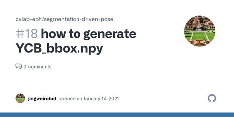 how to generate ycb bbox npy · issue 18 · cvlab epfl segmentation