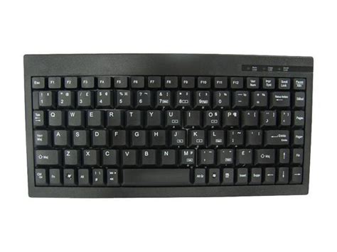 Solidtek Mini Keyboard Ack 595u Cf Black Wired Keyboard Newegg Ca