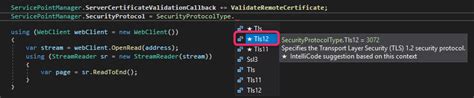 Ssl Requesting Html Over With C Webclient Stack Overflow