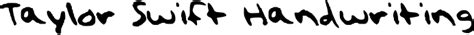 Taylor Swift Handwriting Windows Font Free For Personal