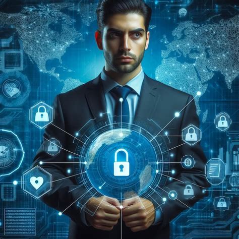 computing and network concept hacker using computer with digital