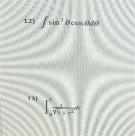 Solved Integrate The Following Functions Using All Possible Methods