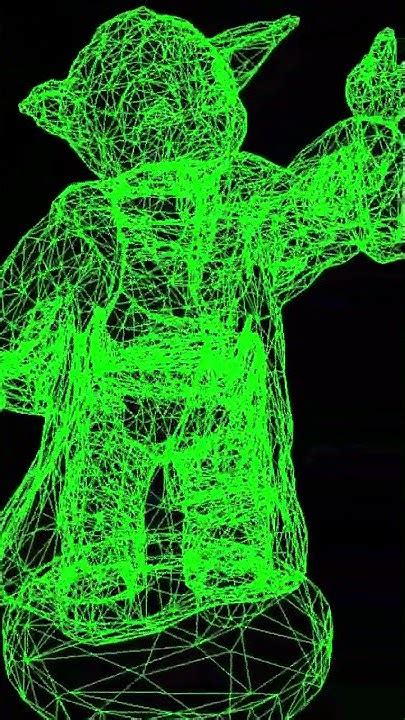 Yoda Pygame 3d Rendering Python Gamedev Youtube