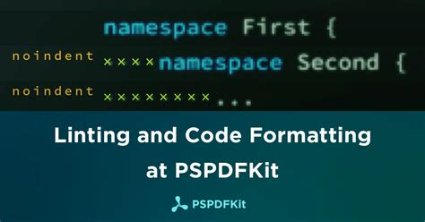 Linting And Code Formatting At Pspdfkit Nutrient