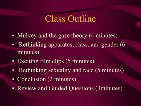 PPT Rethinking The Gaze Problems Of Apparatus Class Gender Sexuality And Race PowerPoint