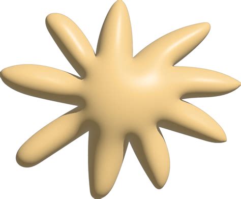 3d Organic Shapes Element 9636897 Png