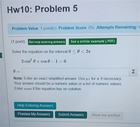 Solved Hw10 Problem 5problem Value 1 ﻿points ﻿problem