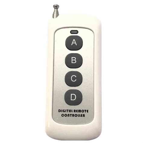 MHZ Button RF Remote EV Learning Code White ABCD Module At Piece Mundka New