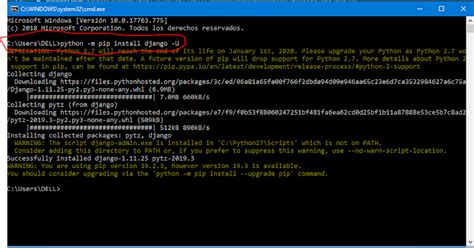 Como Instalar Django En Windows Comando