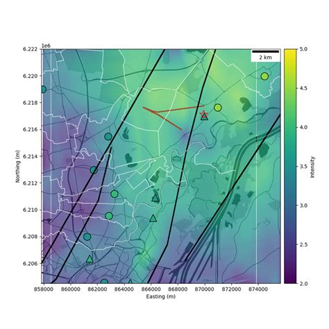 Modelling Of The Seismic Intensity Produced By The January 2021 Download Scientific Diagram