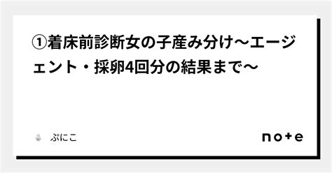 ①着床前診断女の子産み分け～エージェント・採卵4回分の結果まで～｜ぷにこ