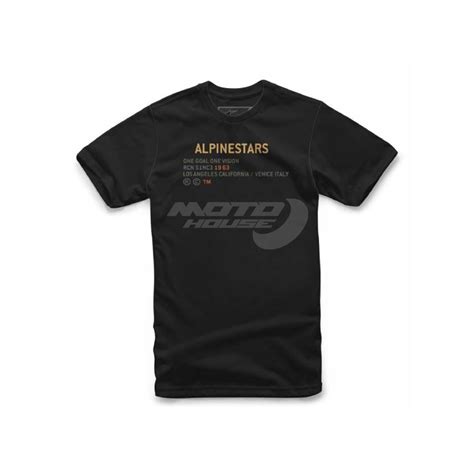 Тениска Quest Tee Black Alpinestars Motohouse
