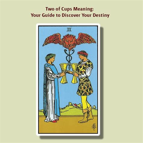 Two Of Cups Meaning Your Guide To Discover Your Destiny