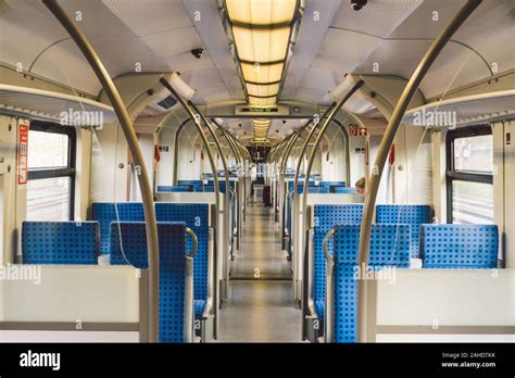 Inside The Wagon Train Germany Dusseldorf Empty Train Interior