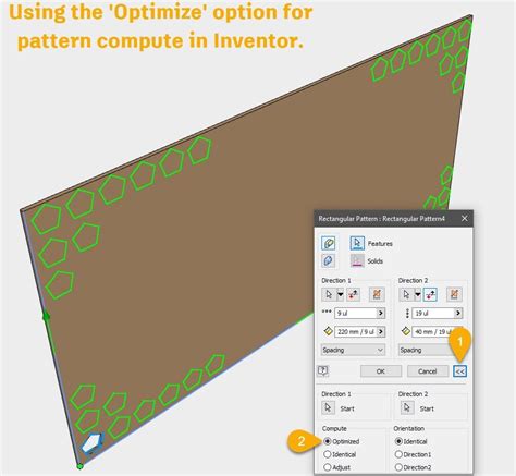 Autodesk Inventor Optimsed Pattern Inventor Official Blog
