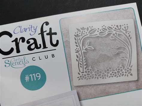 Meadow Frame Stencil Deborahs Crafty Blog