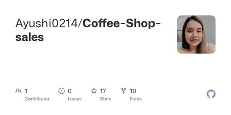 coffee shop sales coffee shop sales analysis pdf at main · ayushi0214 coffee shop sales · github