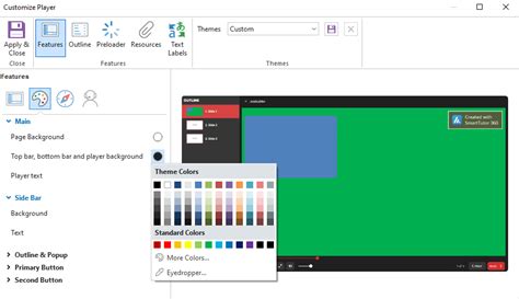 Working With Player Colors Button Styles Smarttutor 360