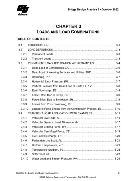 bdp chapter 3loadsandloadcombinations a11y pdf bridge