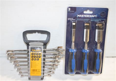 Mastercraft Chisel Set Tolsen Spanner Set