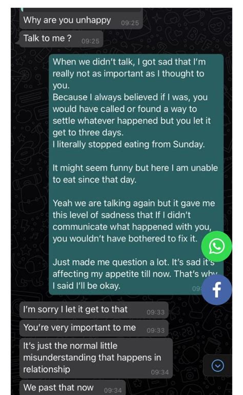 Lady Shares Chat With Boyfriend Who Made Her Starve Herself For Days