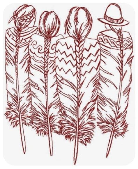Feather Embroidery Design Native American Embroidery Designs Feather