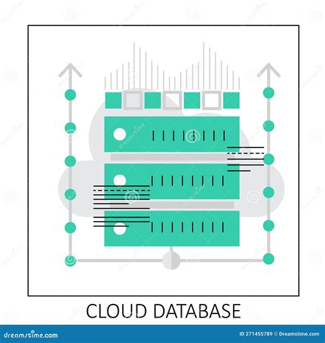 Cloud Database Server Stock Illustration Illustration Of Business 271455789