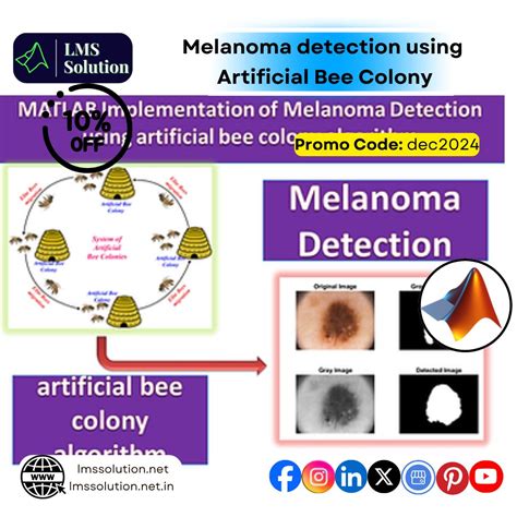 Lms Solution On Linkedin Melanomadetection Artificialbeecolony Matlabimplementation