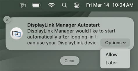 Displaylink Manager App Installation Instructions For Macos 13 Ventura