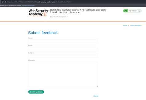 Dom Xss In Jquery Anchor Href Attribute Sink Using Arch