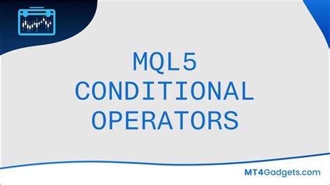 Learning Metatrader Mql5 Conditional Operators If Else Youtube