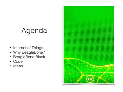 Android Meets A BeagleBone In The IoT World PPT