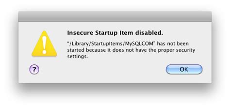 Install MySQL On Mac OS X