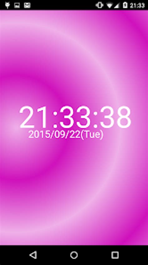 Digital Clock Gradient Pattern Para Android Descargar