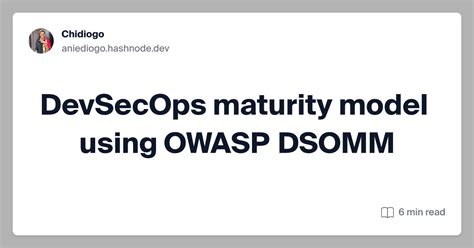 Devsecops Maturity Model Using Owasp Dsomm