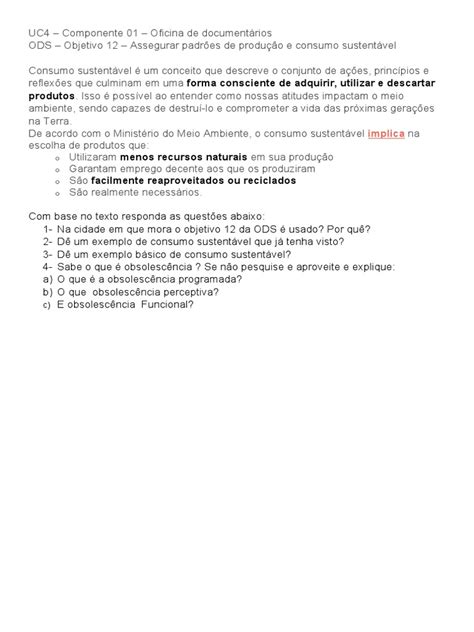 Uc4 Consumo Sustentável Pdf