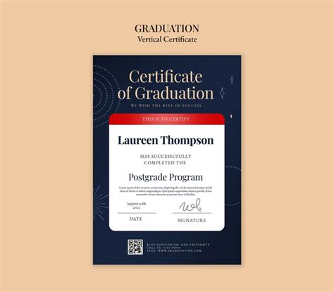 Graduation Template Design Free Psd