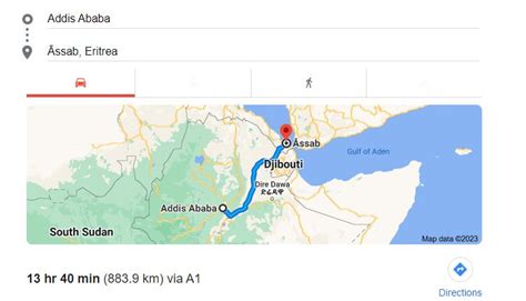 Assab Port The Distance Between Ethiopian Border To Assab Ethiopians